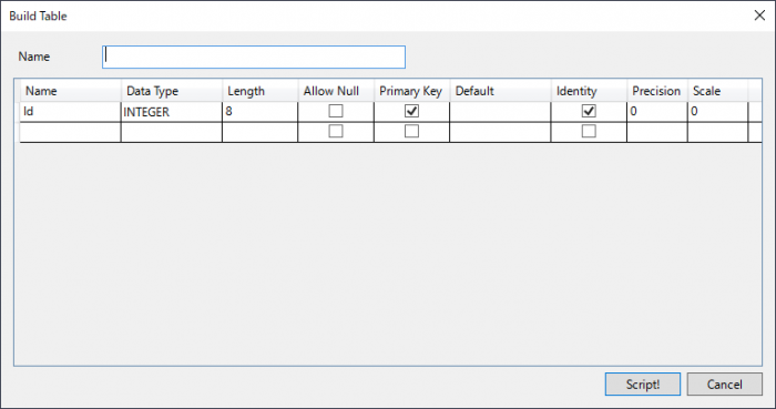 sqlite-table-builder | :: halation ghost