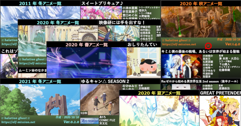 新作アニメ一覧画像まとめ | :: halation ghost